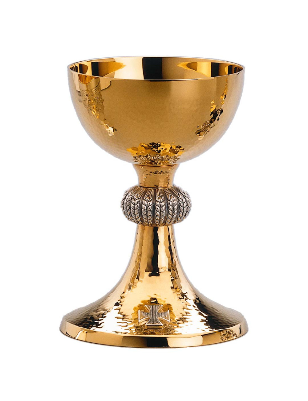 Modern Chalice and Paten purple enamel